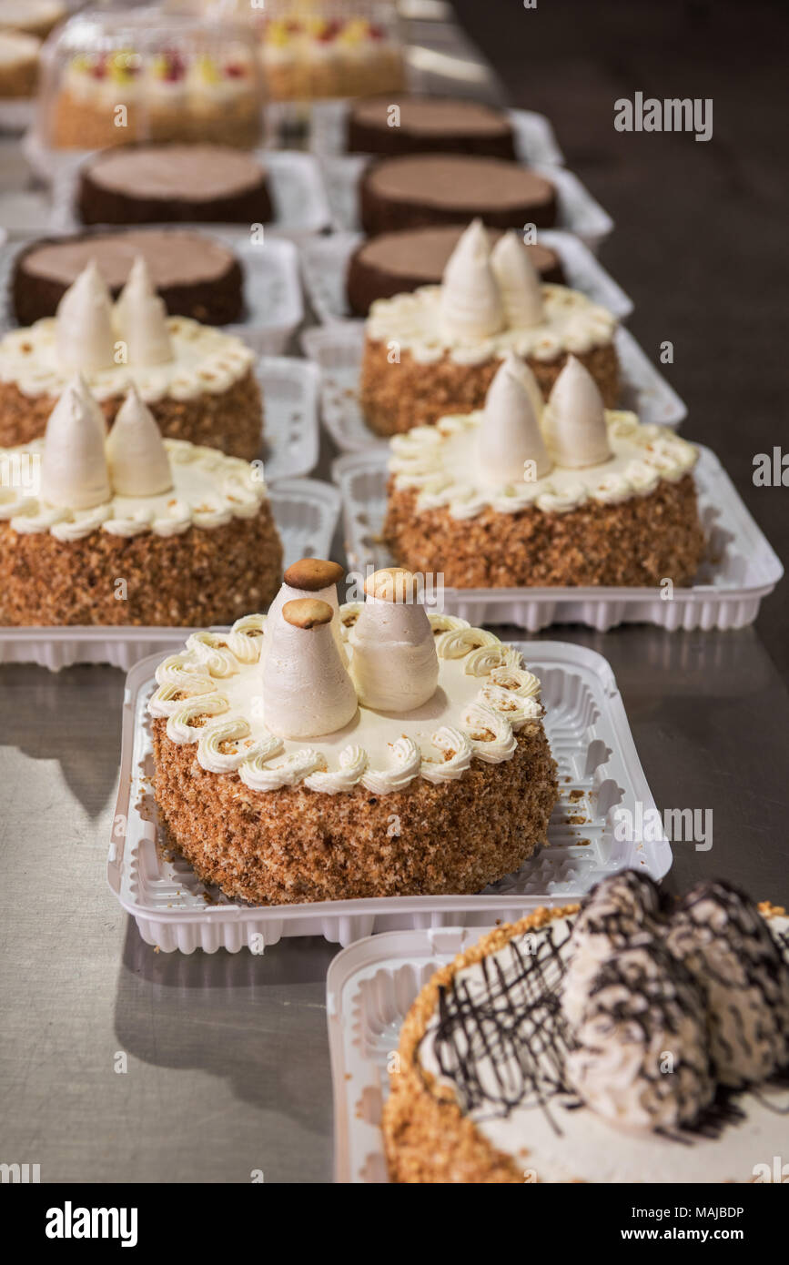 Manual cakes production hi-res stock photography and images - Alamy