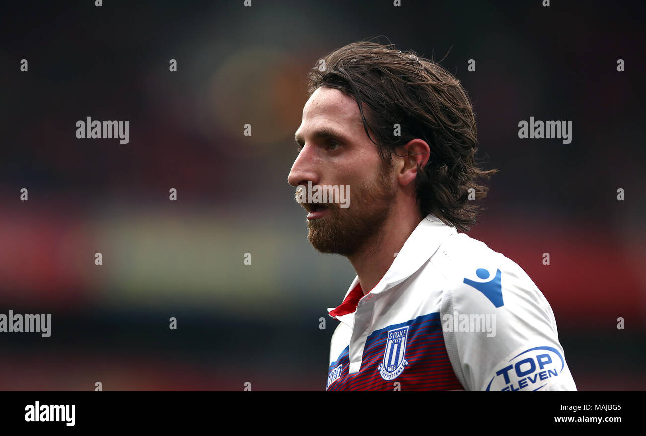 Stoke City's Joe Allen Stock Photo - Alamy