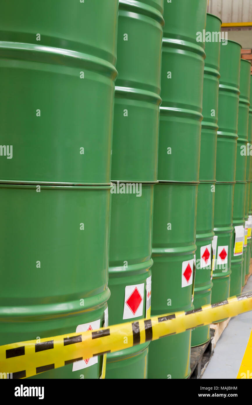 Green barrels hi-res stock photography and images - Alamy