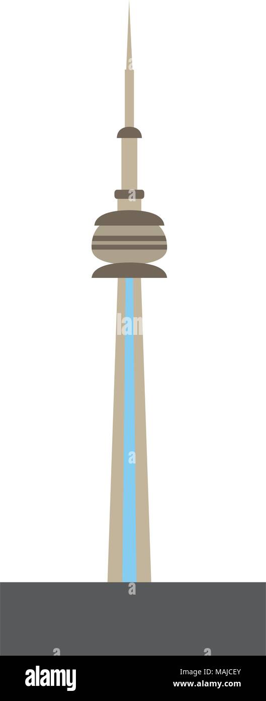 Toronto skyline icon vector vectors hi-res stock photography and images ...