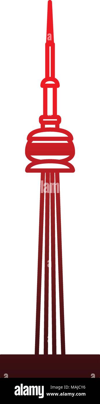 Toronto skyline icon vector vectors hi-res stock photography and images ...