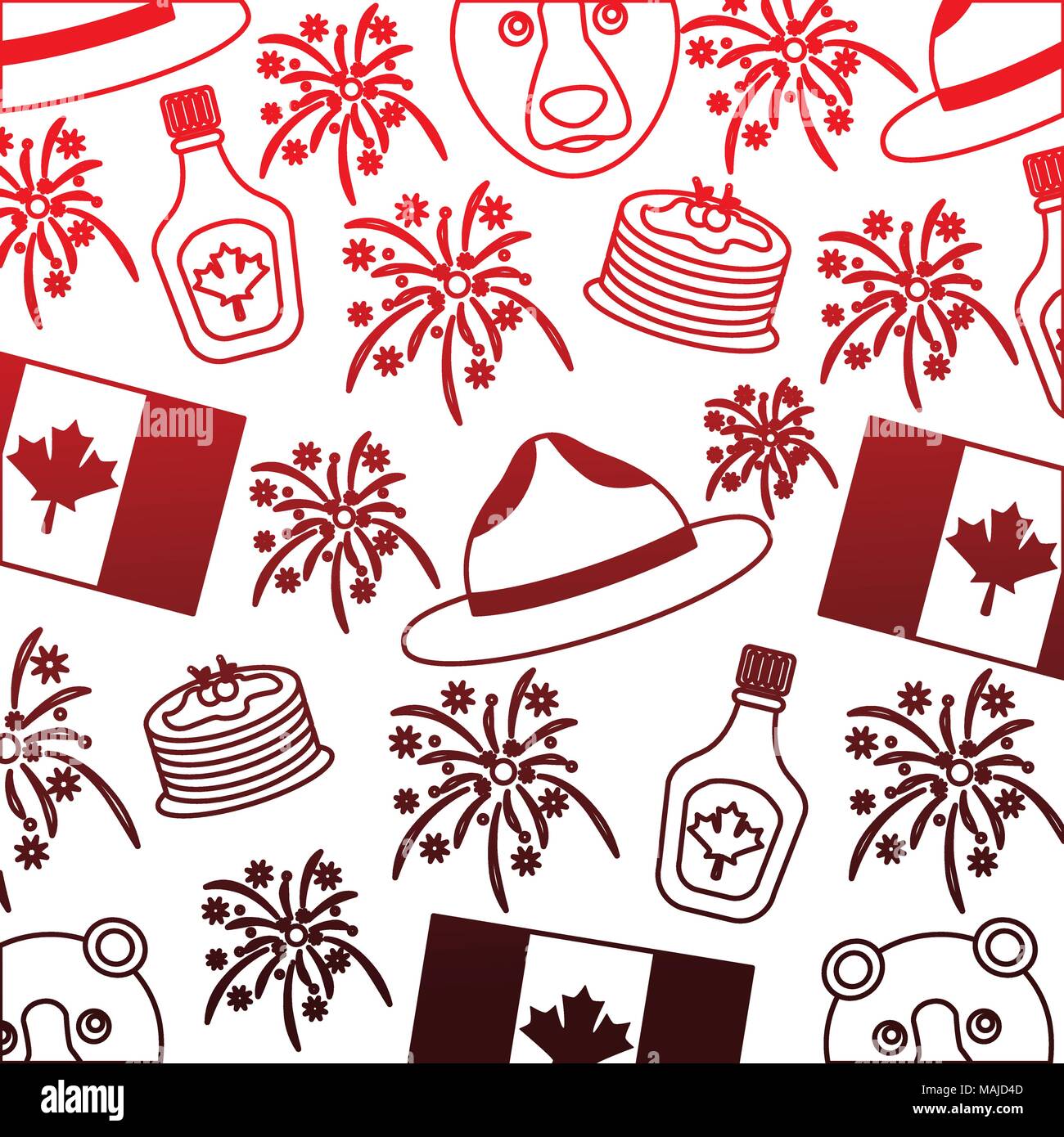 Vancouver fireworks Stock Vector Images - Alamy