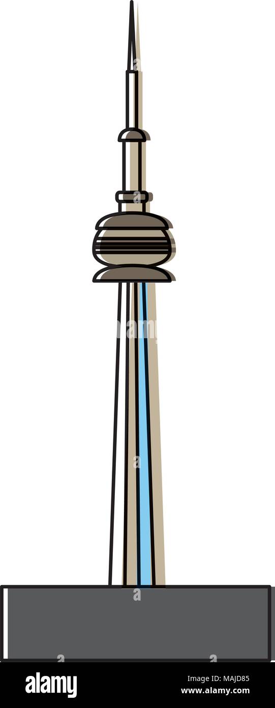 Toronto skyline icon vector vectors hi-res stock photography and images ...