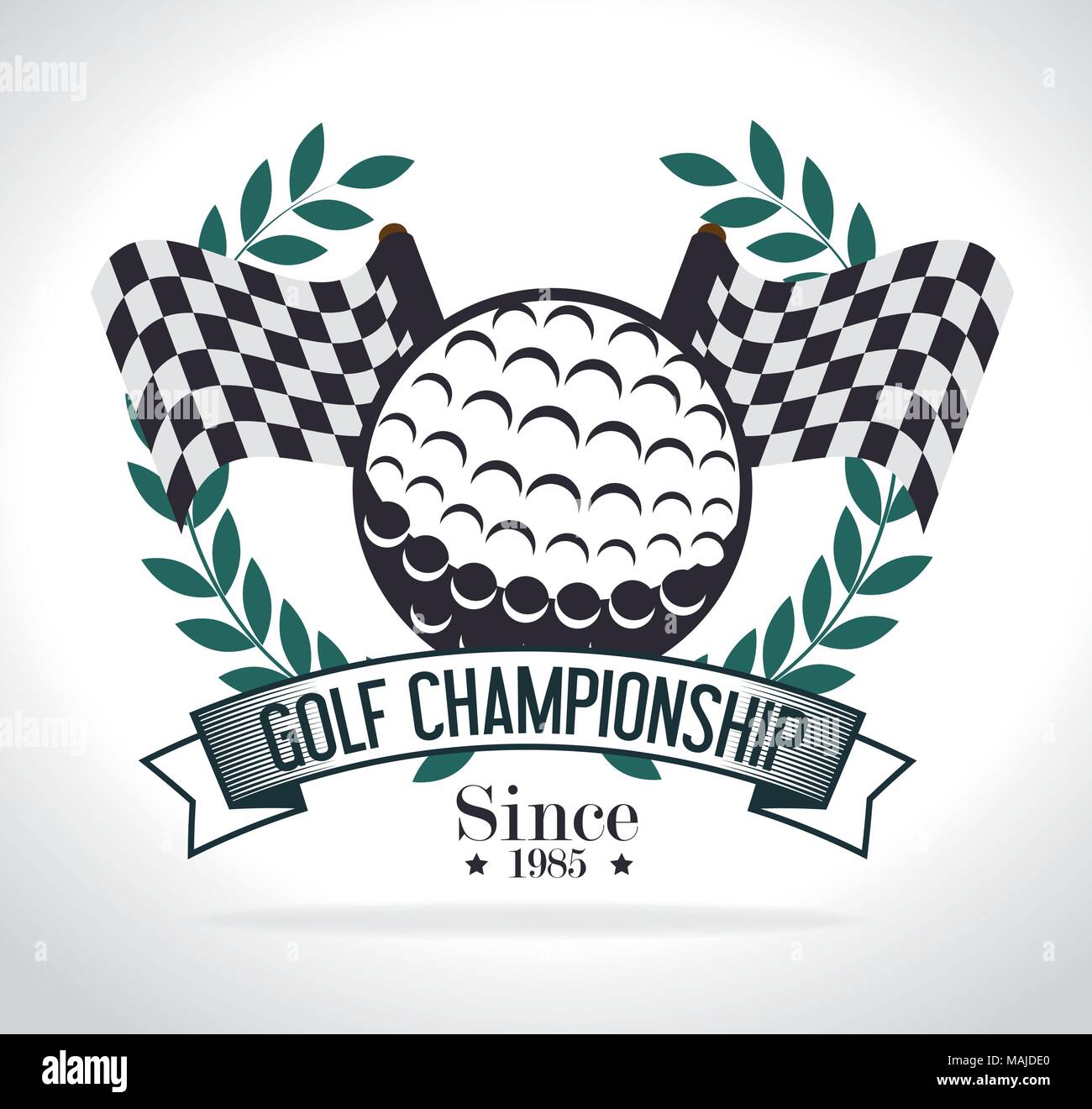 Golf sport design theme, vector illustration eps 10 Stock Vector Image ...