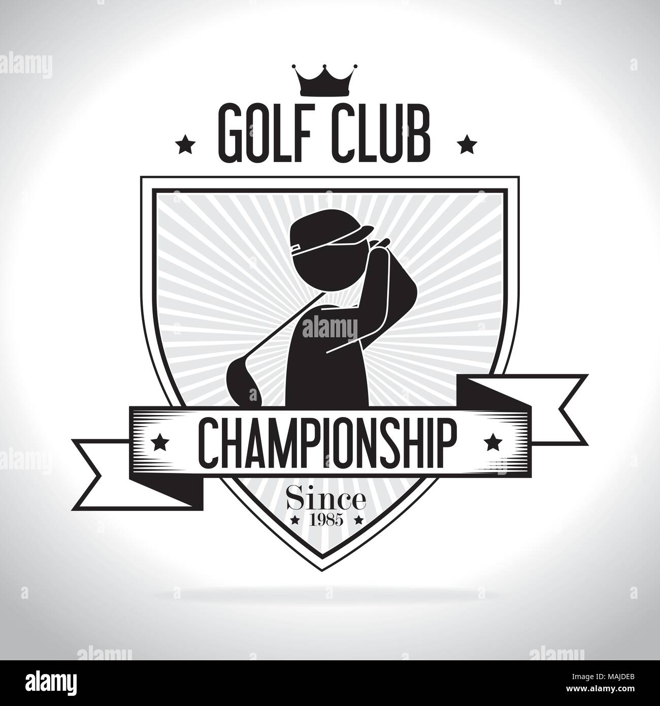 Golf sport design theme, vector illustration eps 10 Stock Vector Image ...