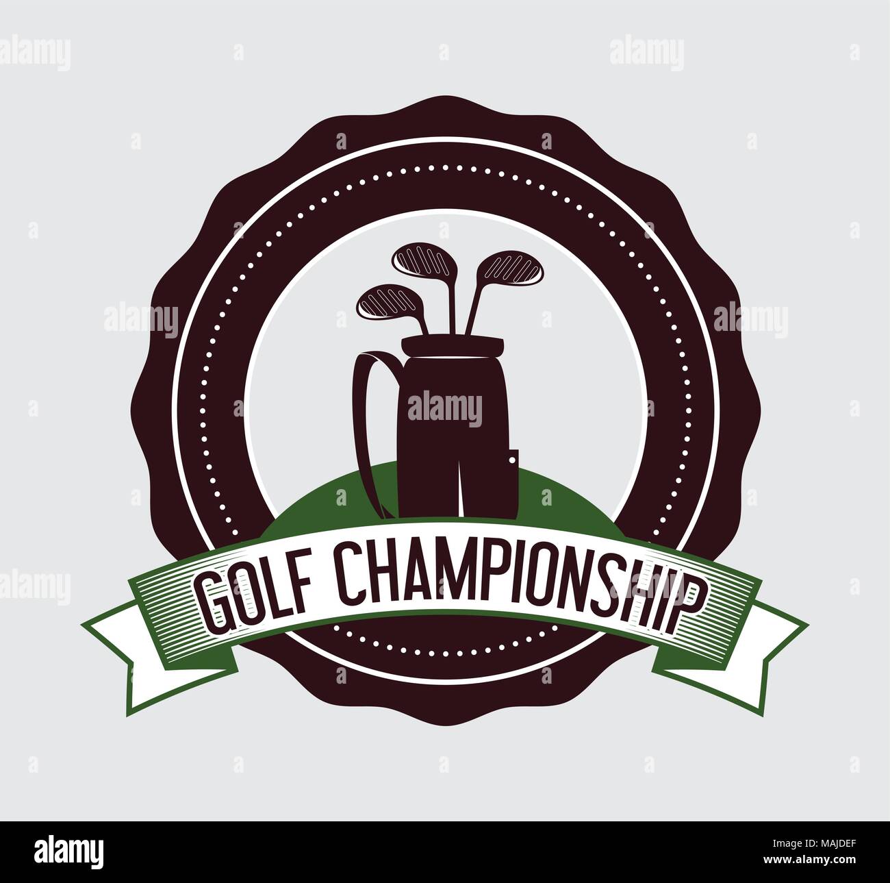 Golf sport design theme, vector illustration eps 10 Stock Vector Image ...