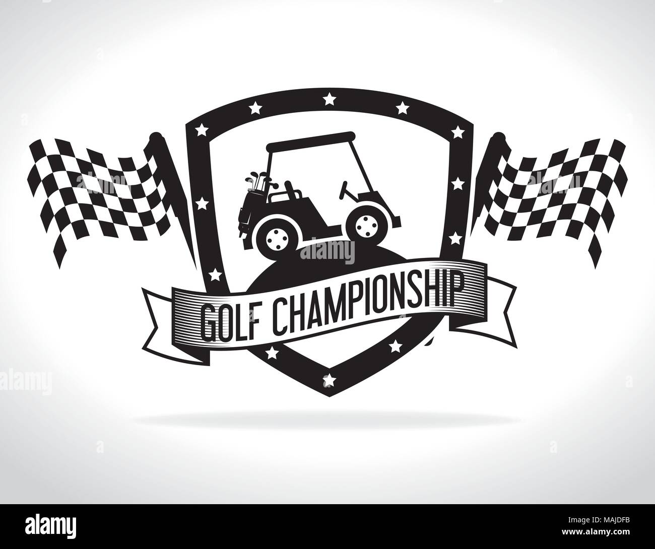 Golf sport design theme, vector illustration eps 10 Stock Vector Image ...