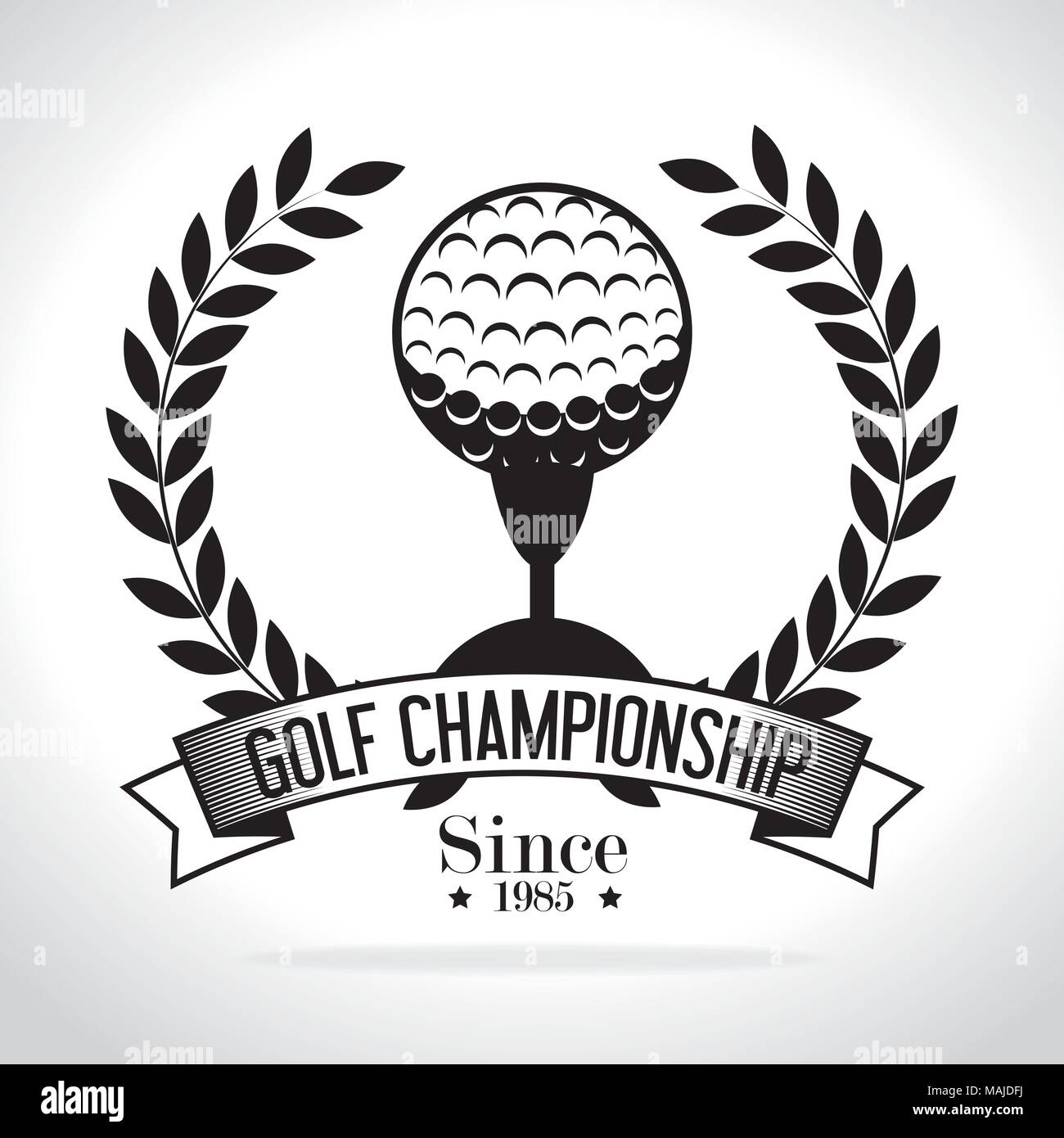 Golf sport design theme, vector illustration eps 10 Stock Vector Image ...