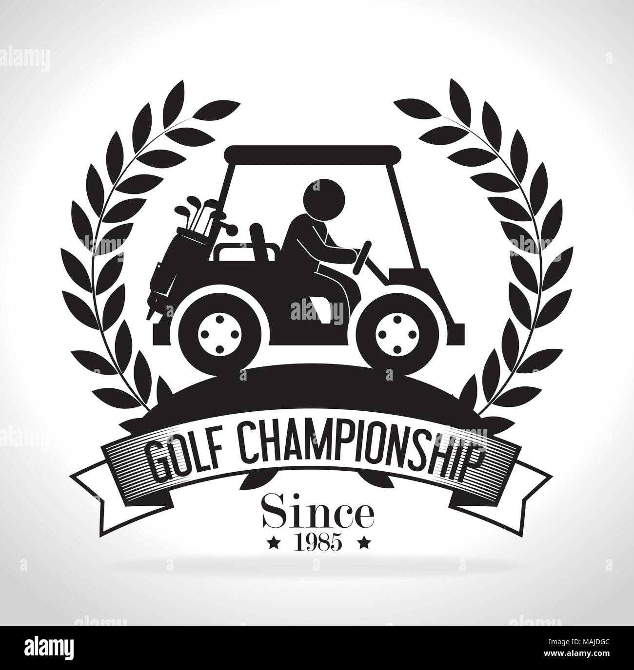 Golf sport design theme, vector illustration eps 10 Stock Vector Image ...