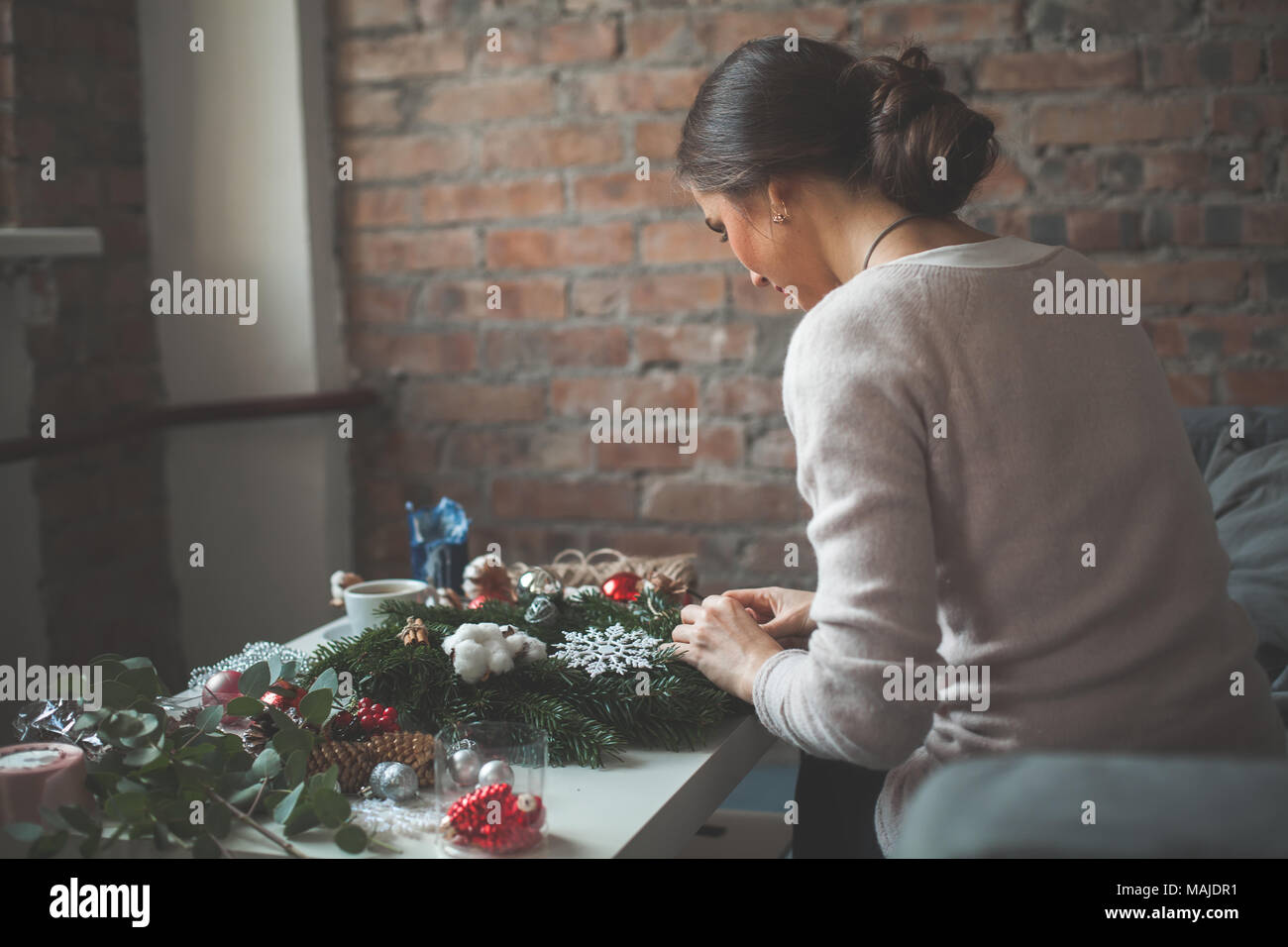 Female make decorations hi-res stock photography and images - Alamy