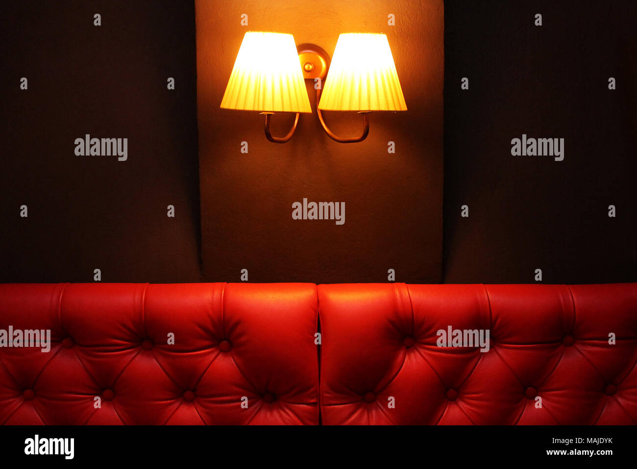 Interior of restaurant, cafe or bar close up Stock Photo - Alamy