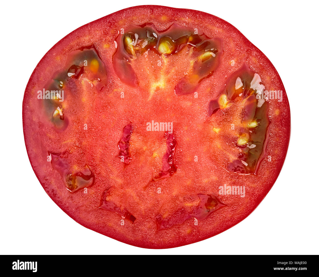 Tomato heirloom slice hi-res stock photography and images - Alamy