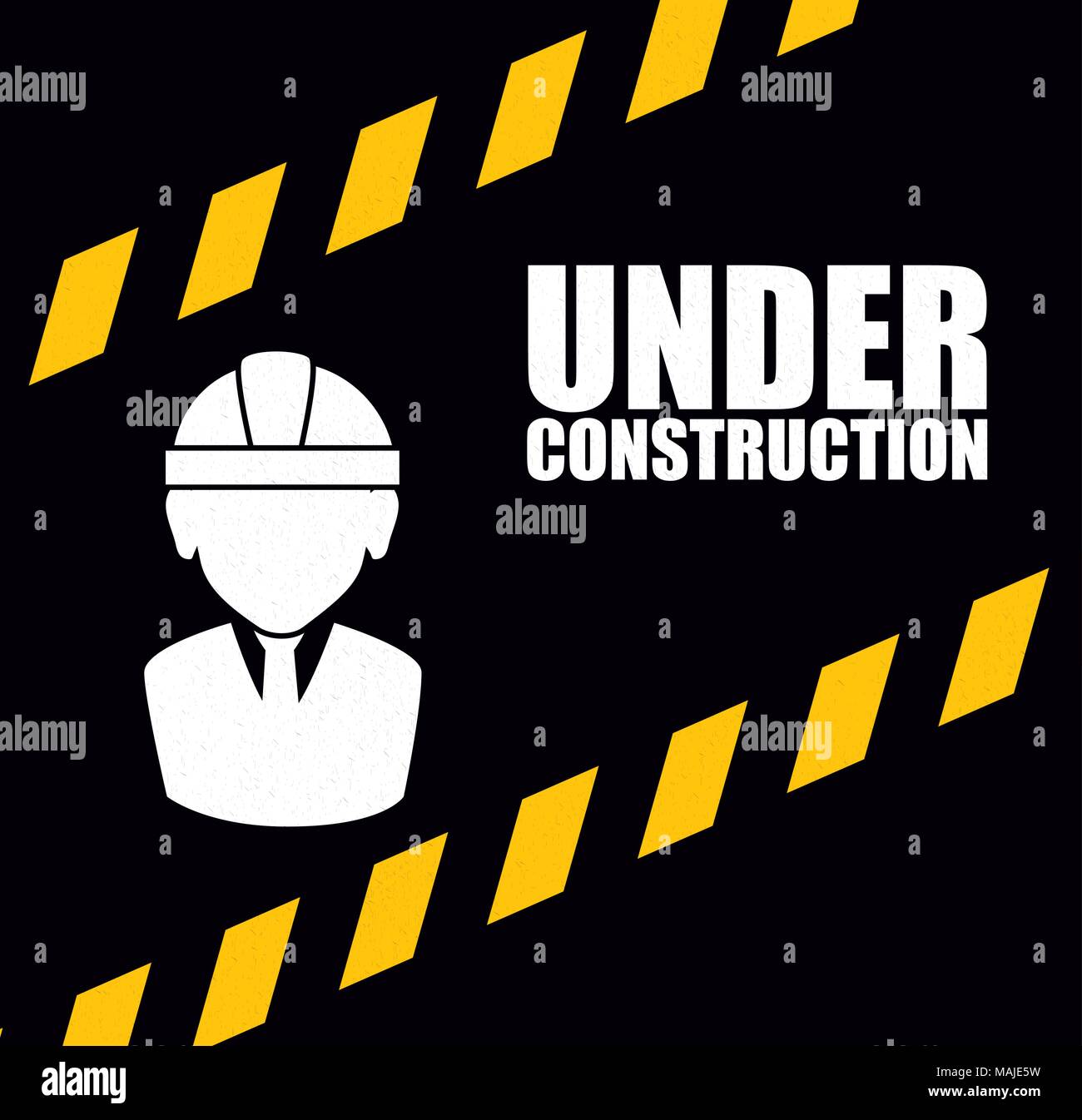 Under construction machinery and equipment design, vector illustration ...