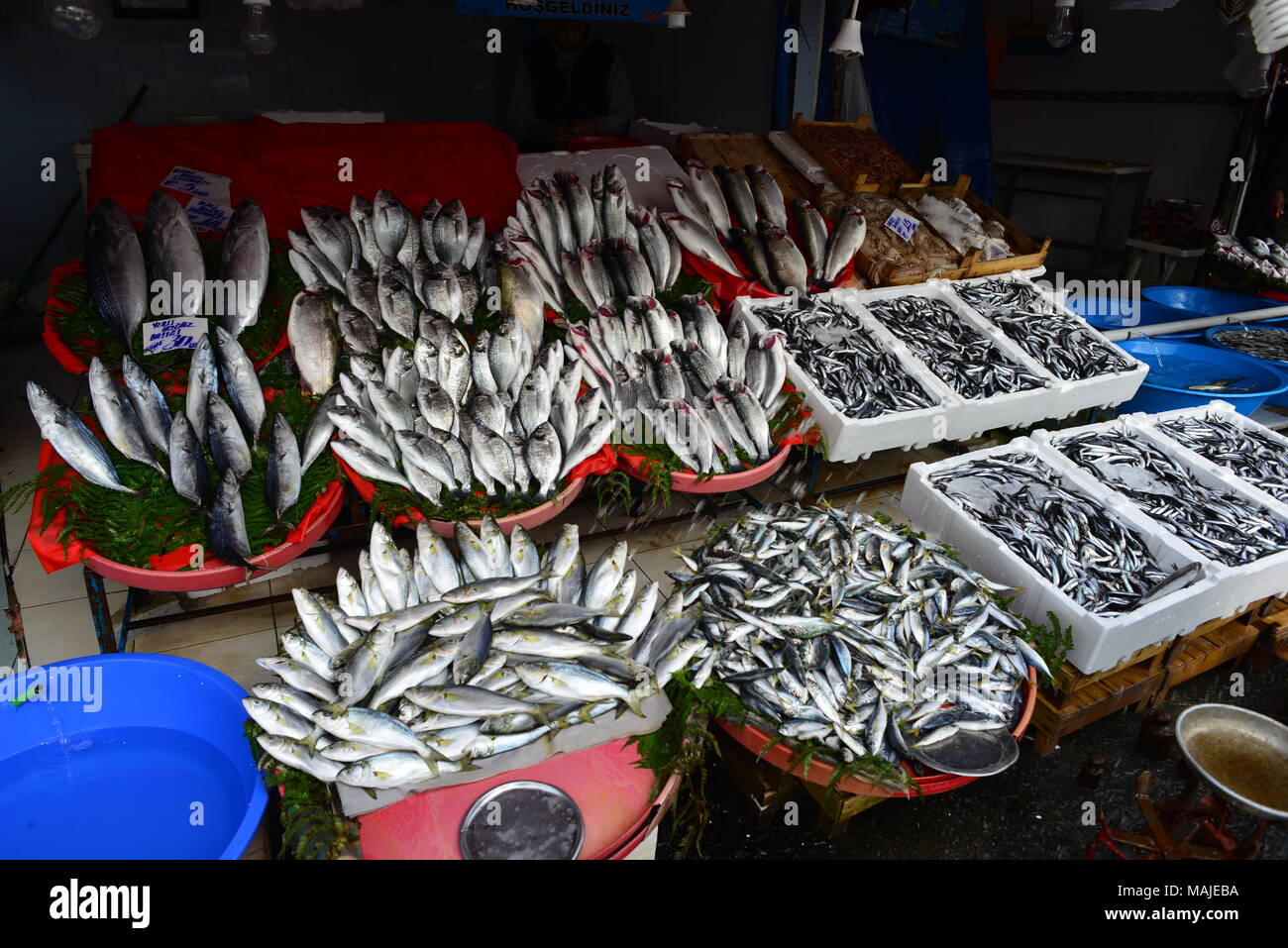 Fish market galata bridge istanbul hi-res stock photography and images ...