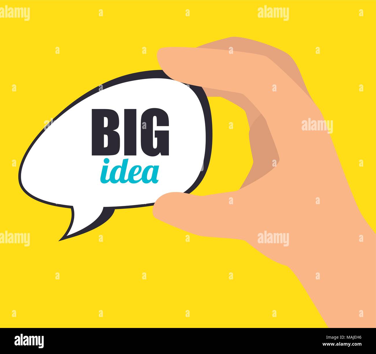 Big idea, creative and intelligence theme design, vector illustration ...