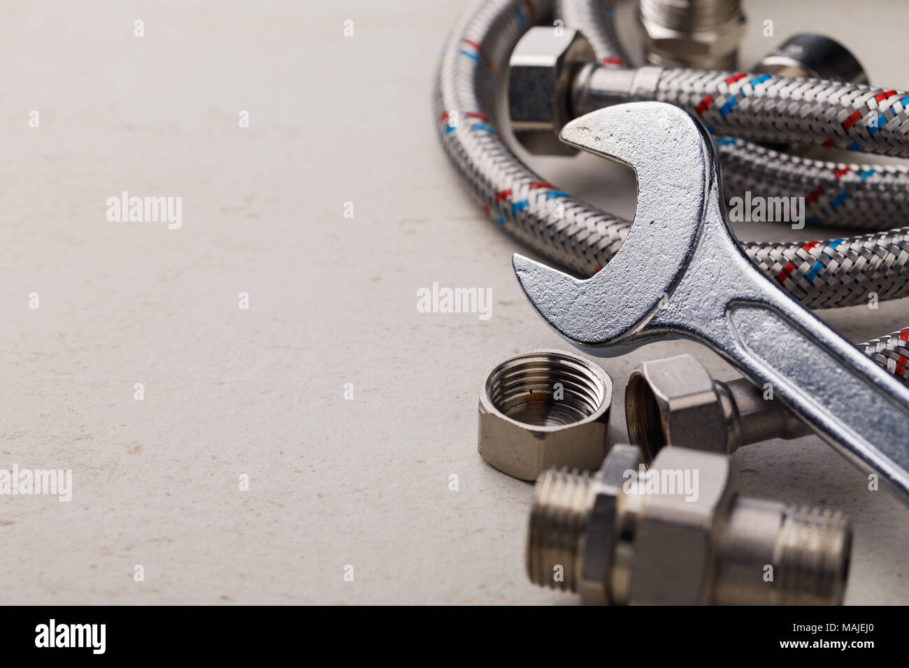Plumbing tools hi-res stock photography and images - Alamy