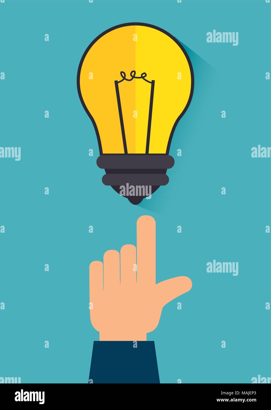 Big idea, creative and intelligence theme design, vector illustration ...
