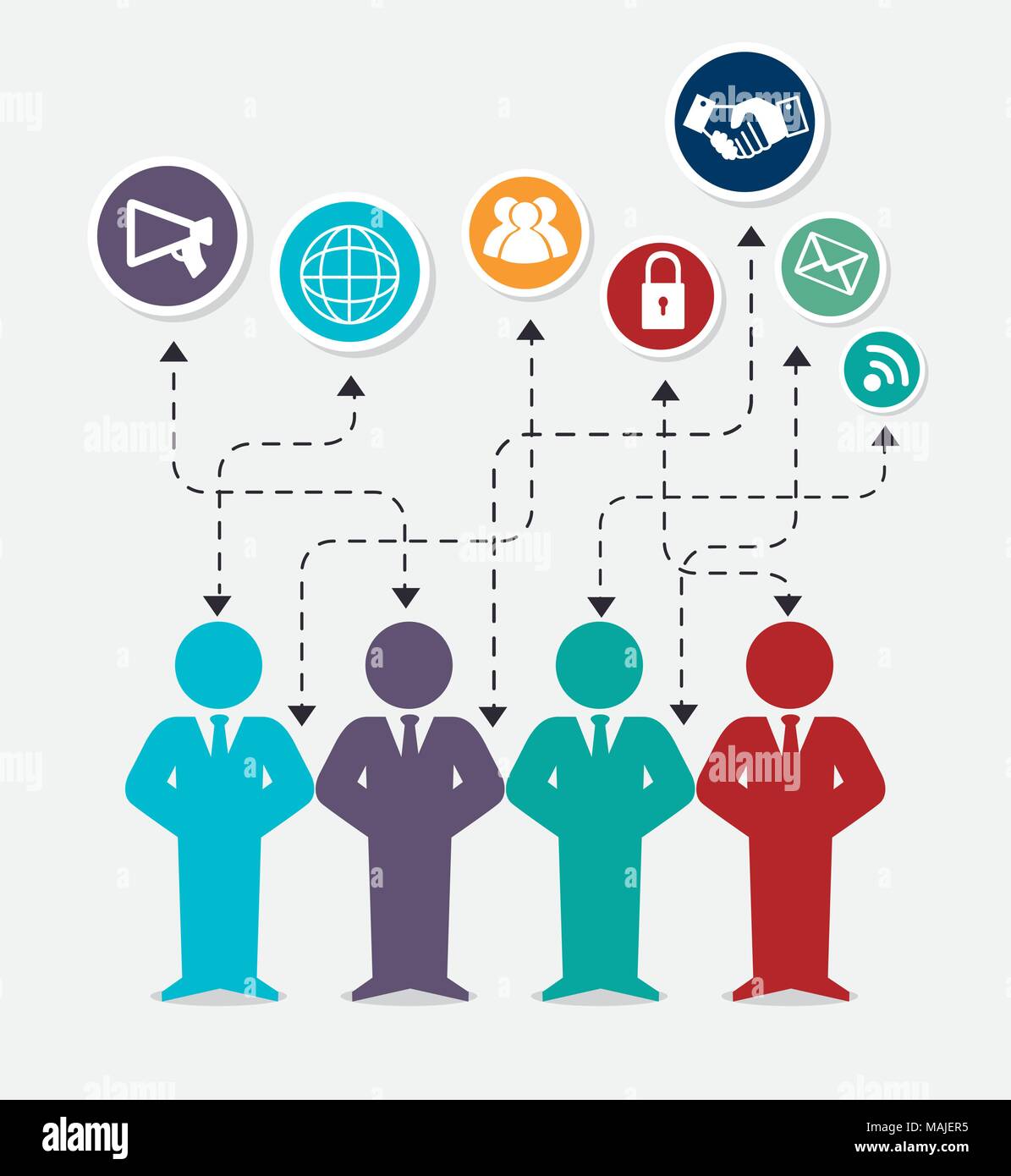 Big idea, creative and intelligence theme design, vector illustration ...