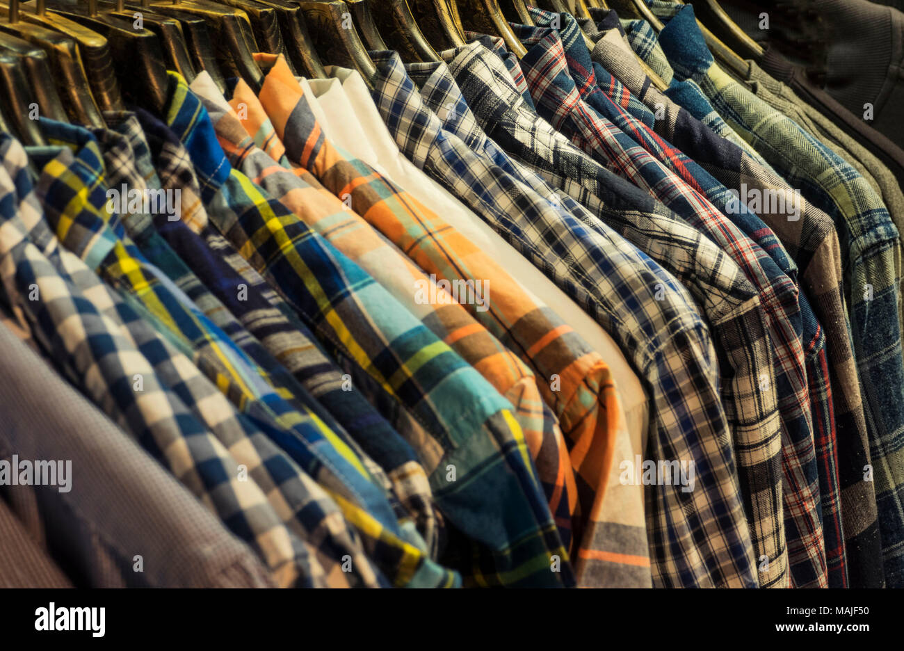 Hanging on hangers hi-res stock photography and images - Alamy