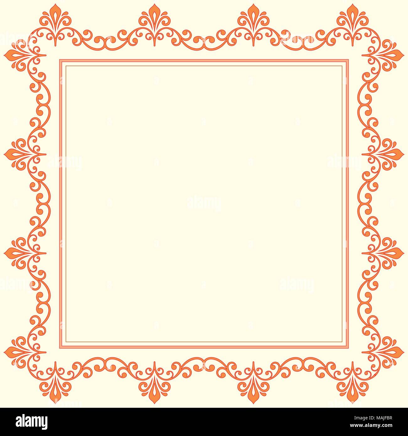 Floral Vector Greeting Card Stock Vector Image & Art - Alamy