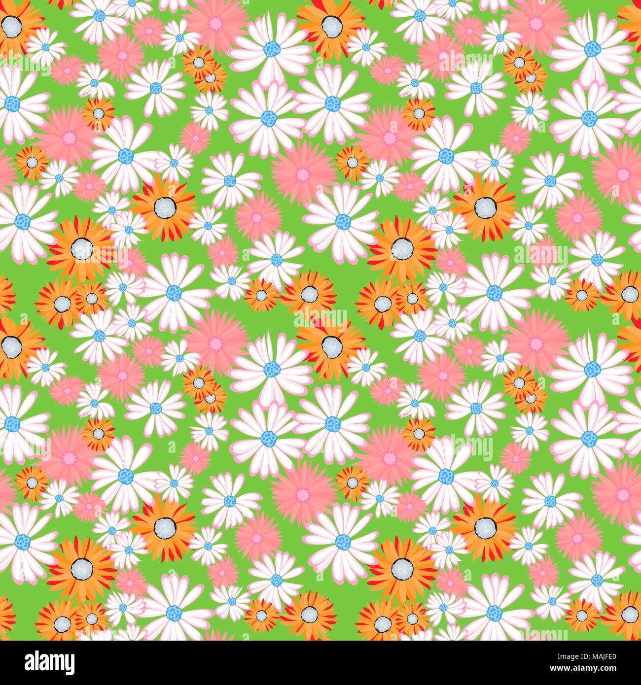 Seamless floral pattern.Vector Stock Vector Image & Art - Alamy