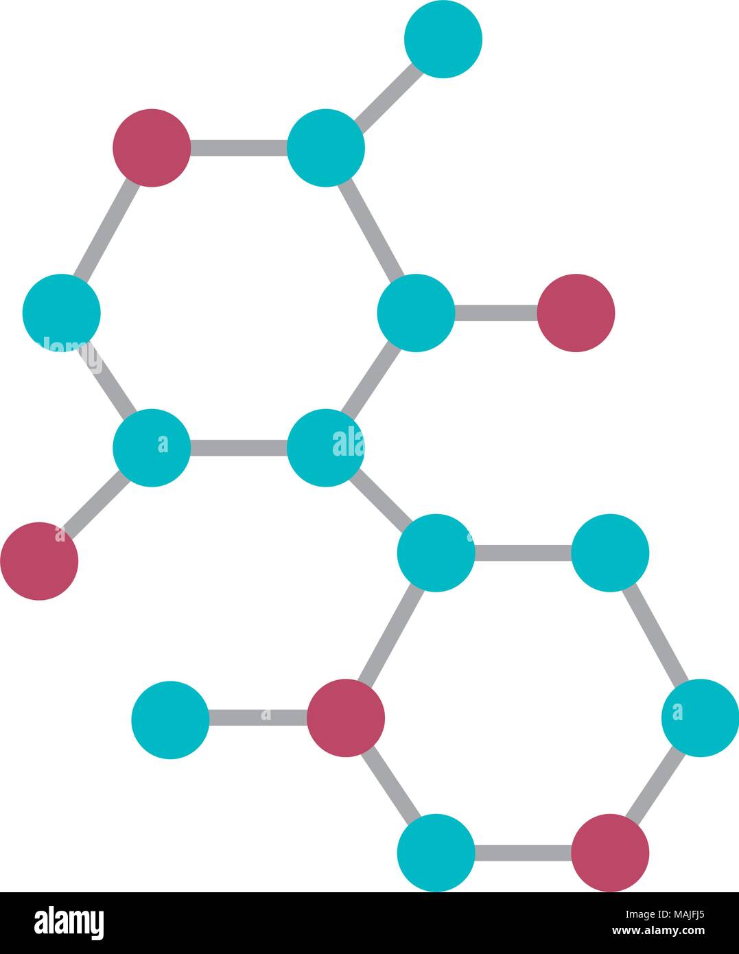 molecular structure isolated icon vector illustration design Stock ...