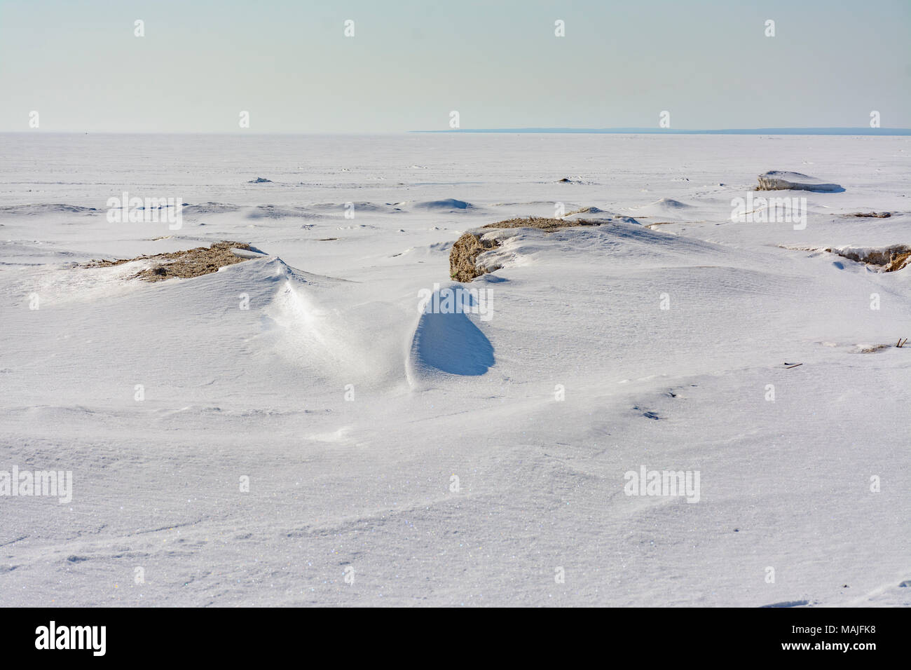 The last weekend of March on the Gulf of Finland Stock Photo - Alamy