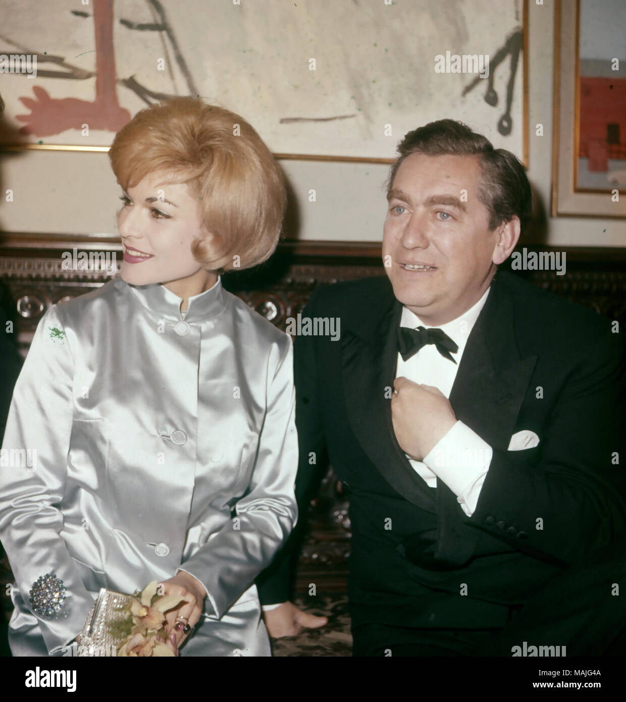 TONY HANCOCK (1924-1968) English comedian with his second wife Freddie ...