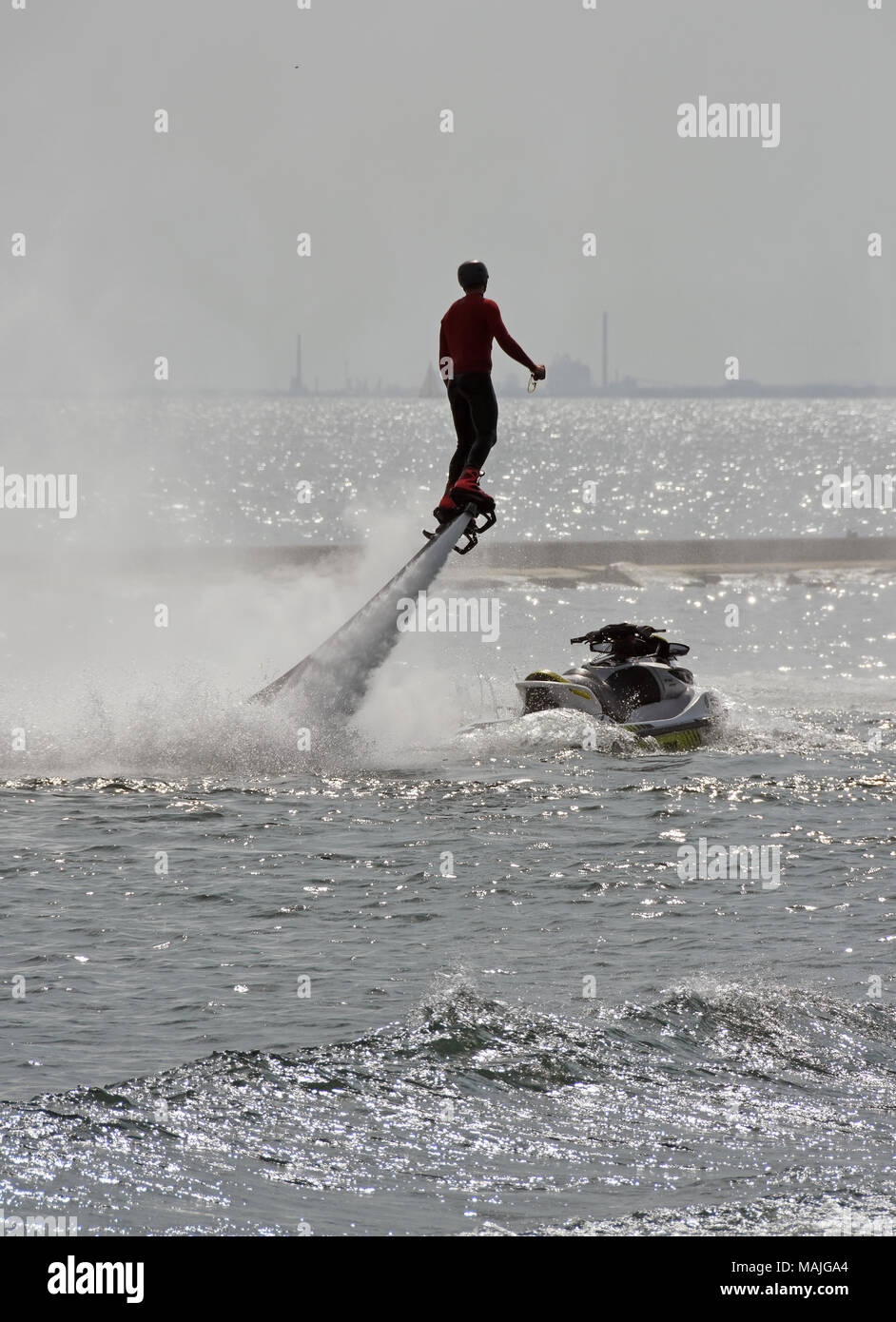 Water jet flying Stock Photo - Alamy