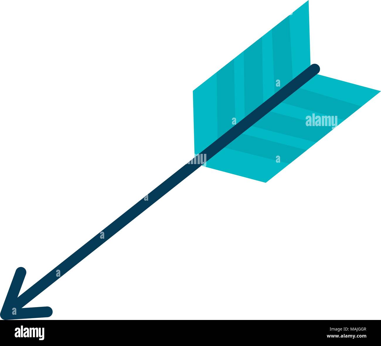 arrow fly isolated icon vector illustration design Stock Vector Image ...