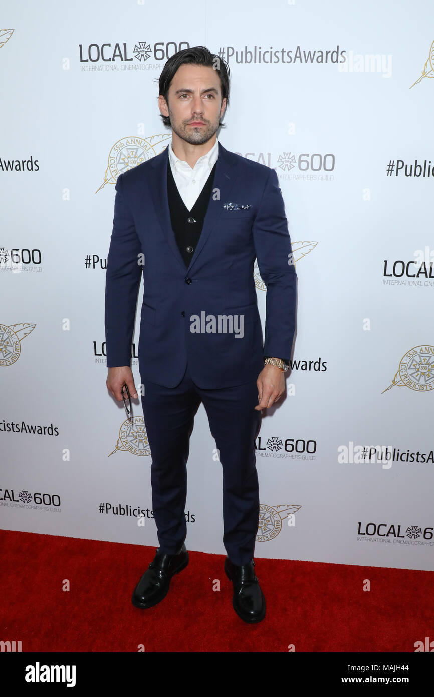 55th Annual ICG Publicist Awards at The Beverly Hilton Featuring: Milo ...