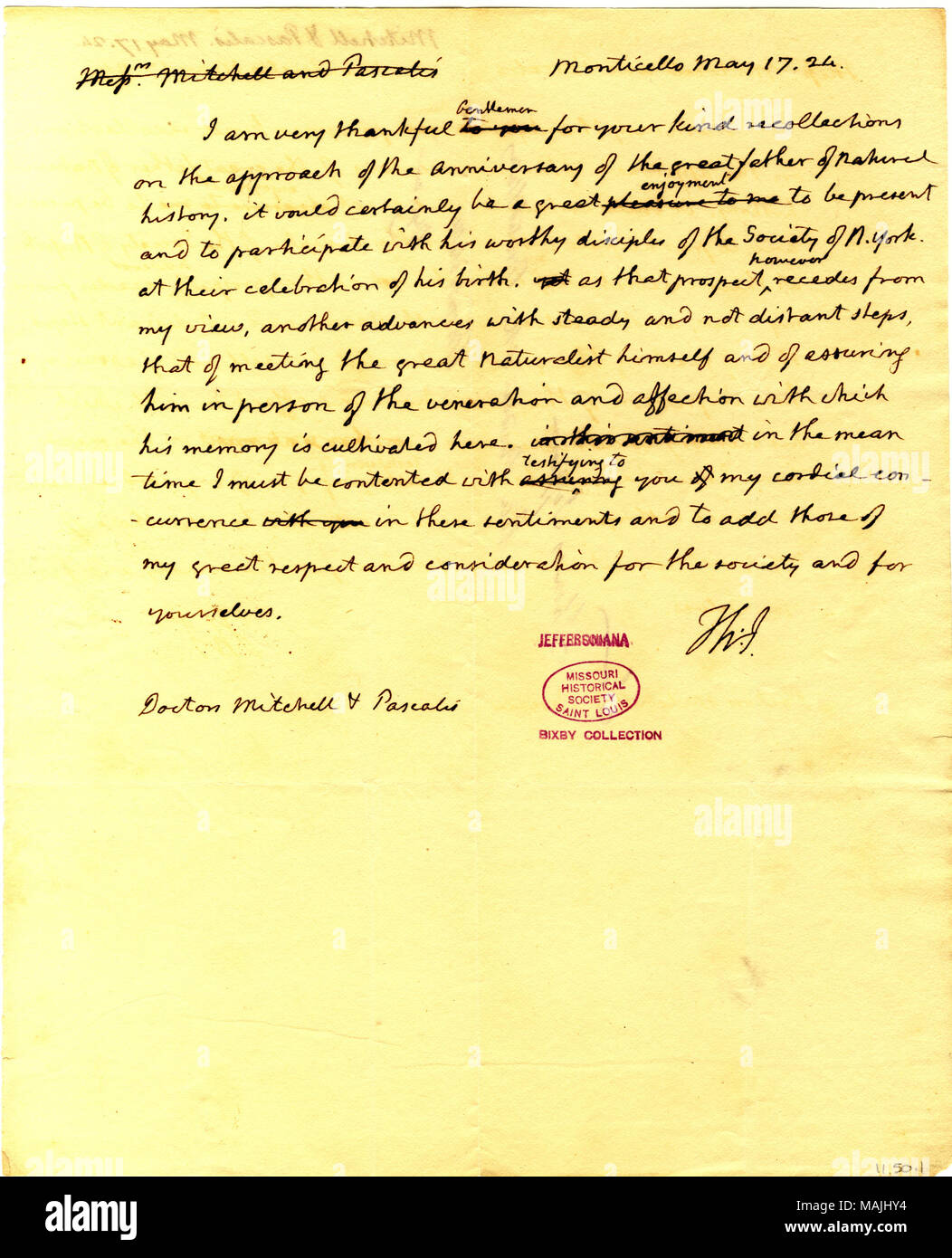 Thanks them for their invitation, and believes that he will soon be ...