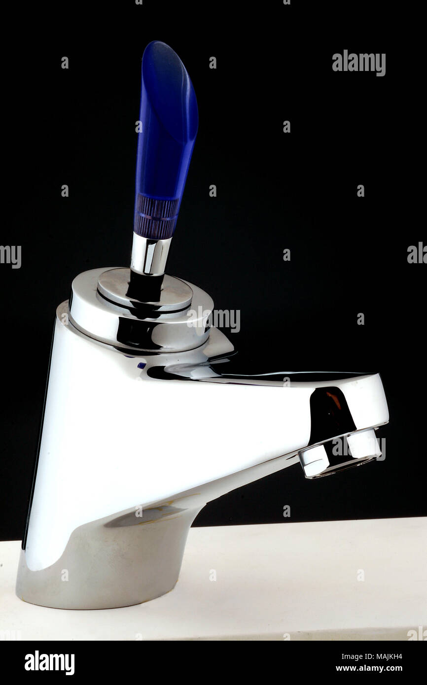 Modern water-supply faucet mixer for water, tap Stock Photo - Alamy