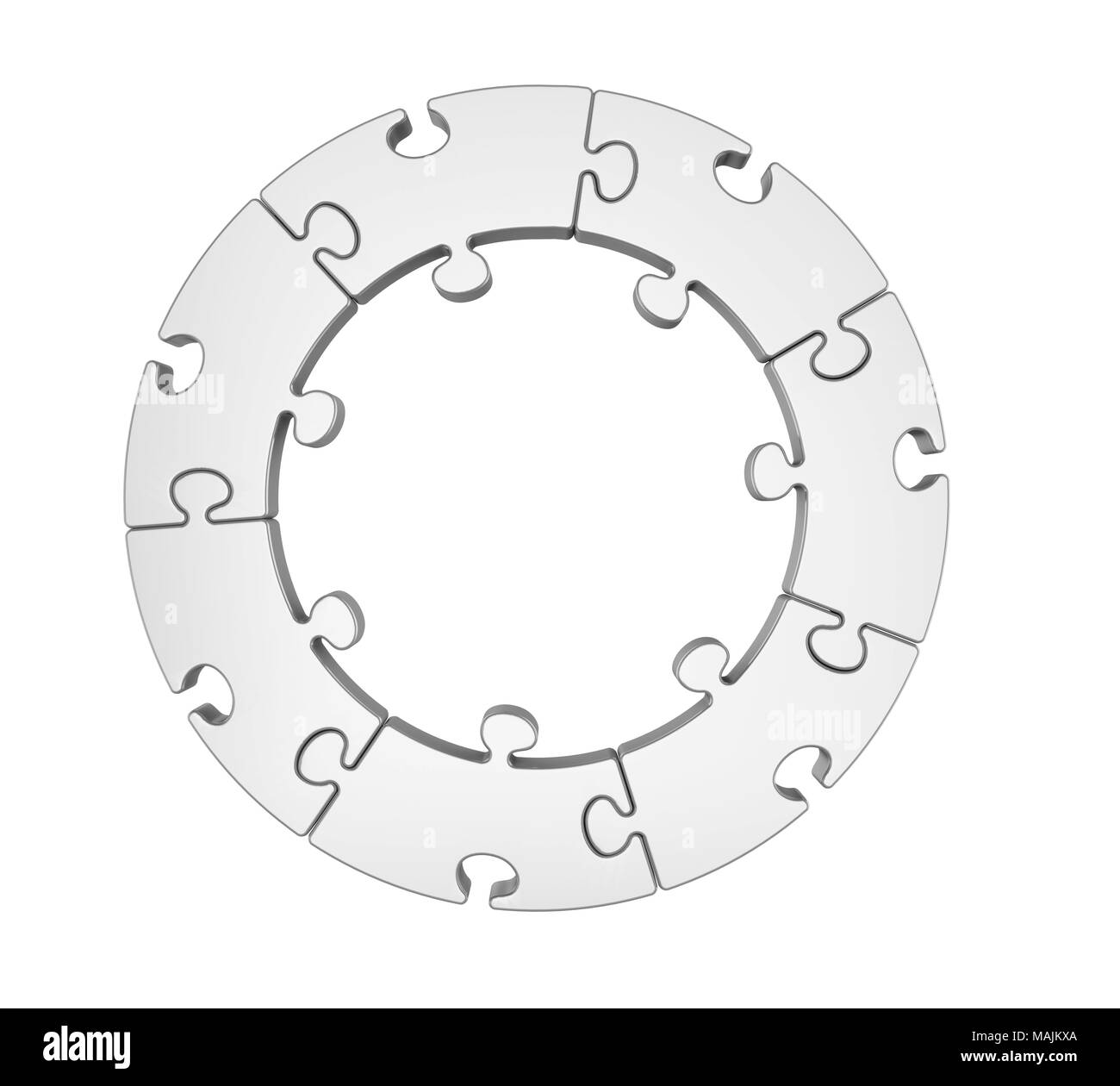 Render jigsaw puzzle circle hi-res stock photography and images - Alamy