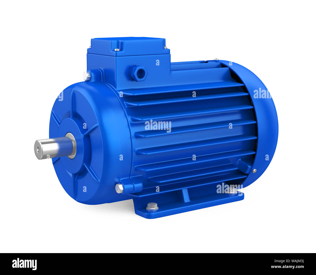 Industrial Electric Motor Isolated Stock Photo - Alamy