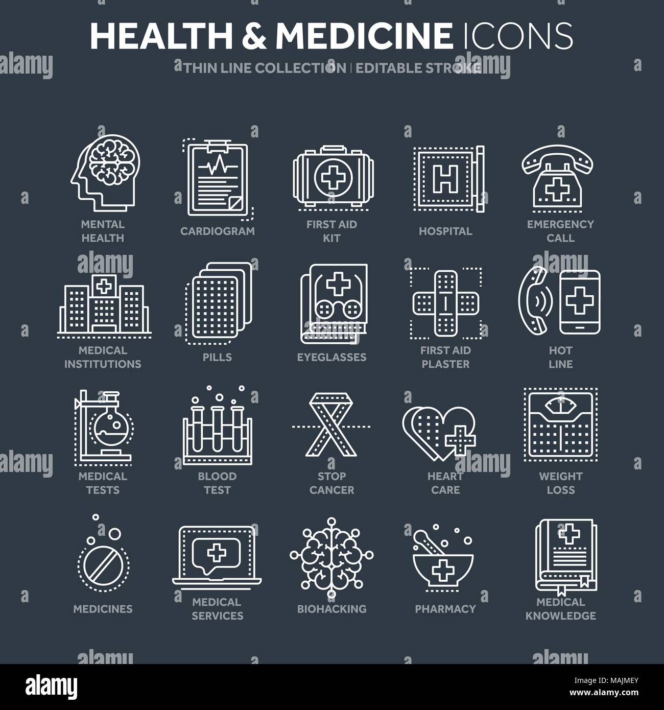 Health care, medicine. First aid. Medical blood tests and diagnostic ...