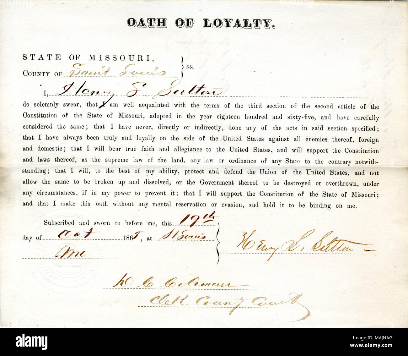 L h louis henry hi-res stock photography and images - Alamy
