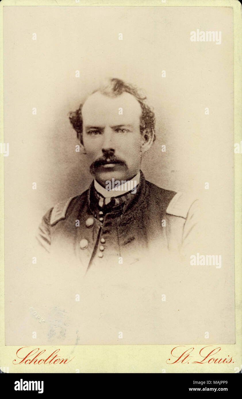 Bust portrait of Donald C. McVean in uniform, and facing forward ...