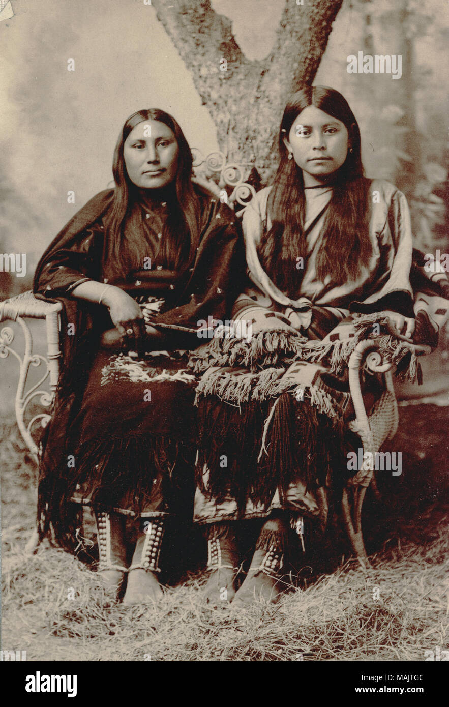 Title: Comanche girls. . between circa 1890 and circa 1895. George A ...