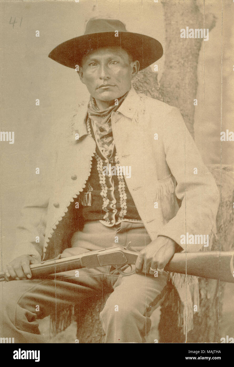 Title: Naiche, Chief of Geronimo's Apache tribe. . between circa 1890 ...