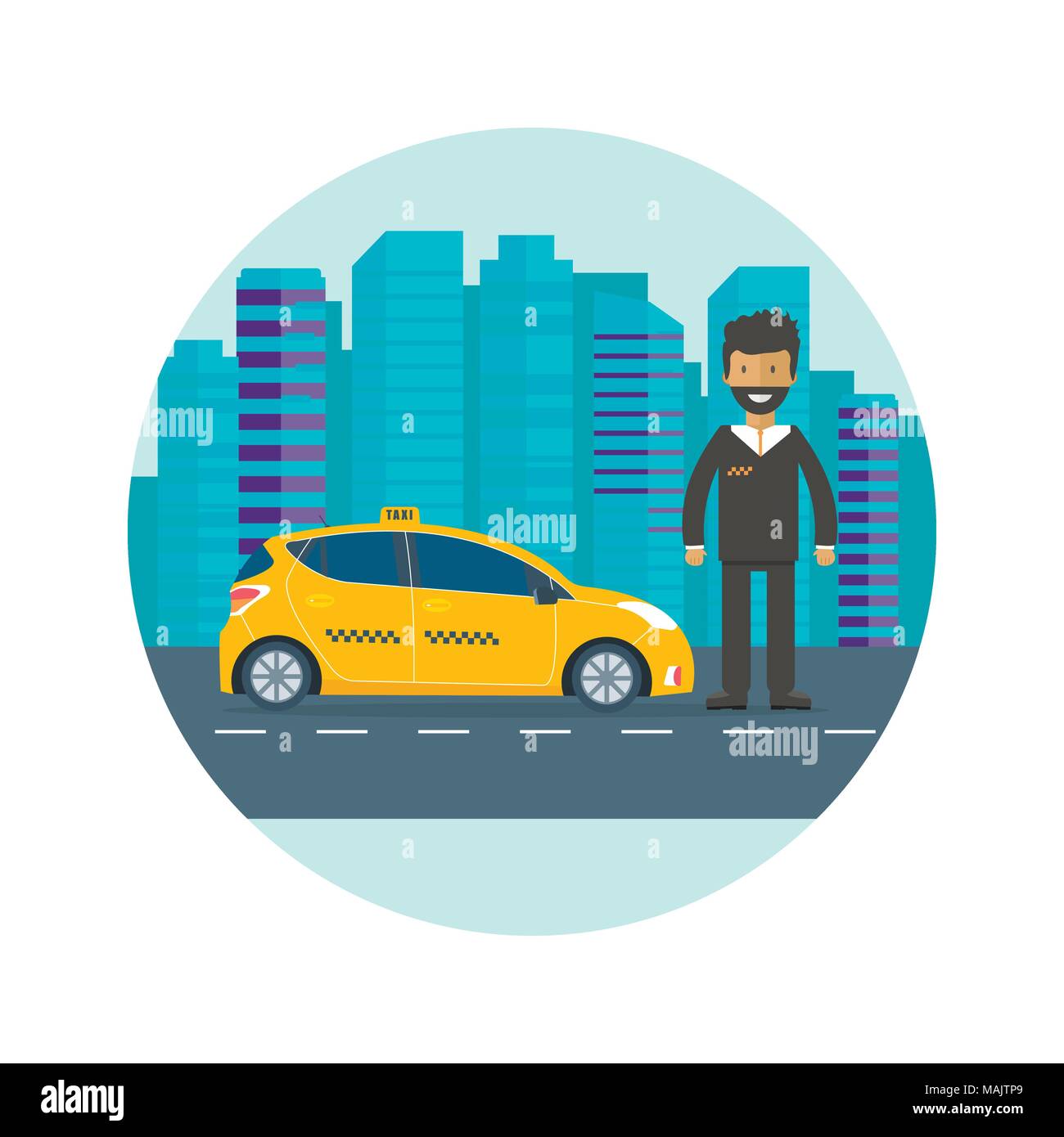 Taxi banner car hi-res stock photography and images - Alamy