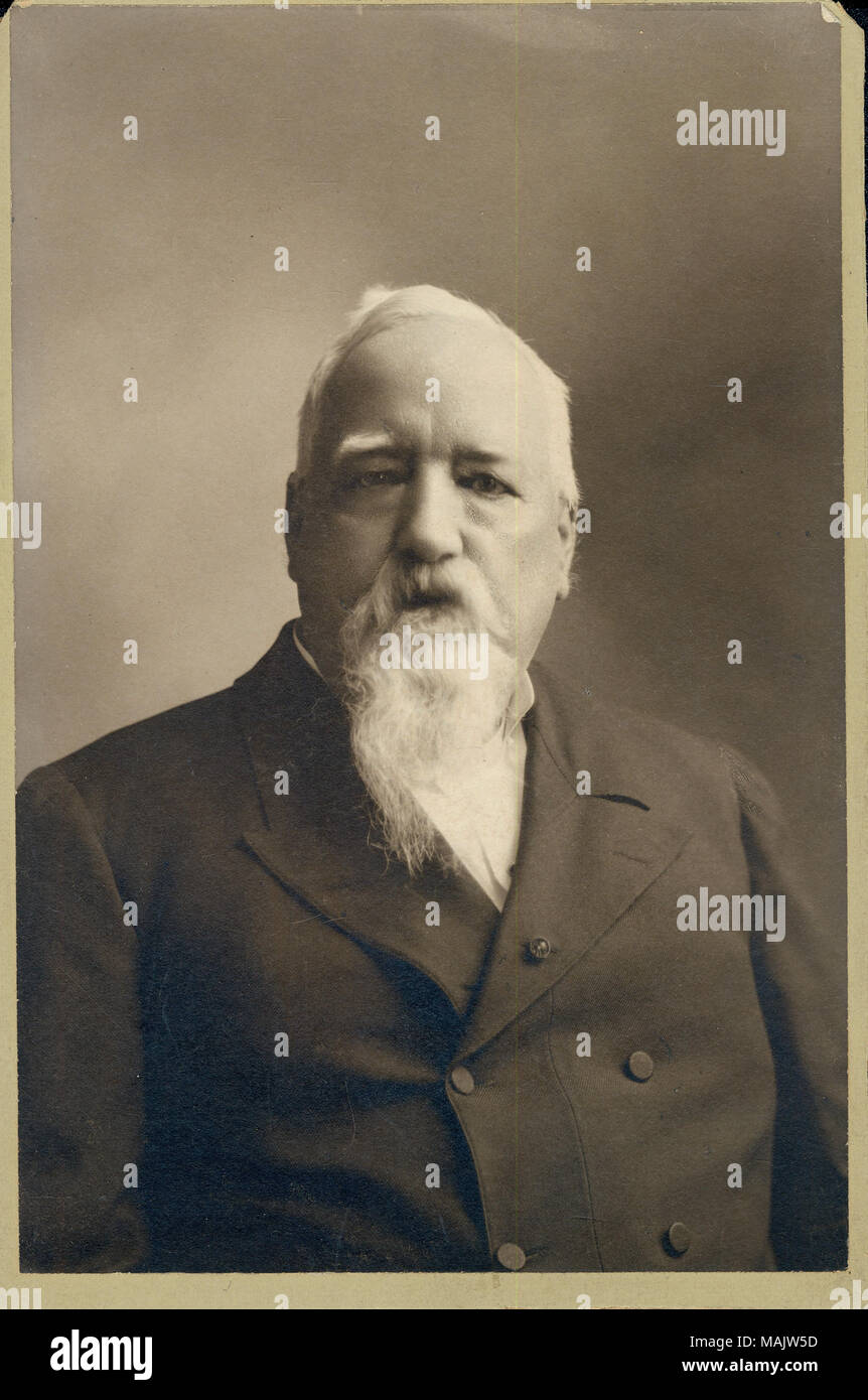 Bust portrait of John A. Williams wearing a suit, and facing forward ...