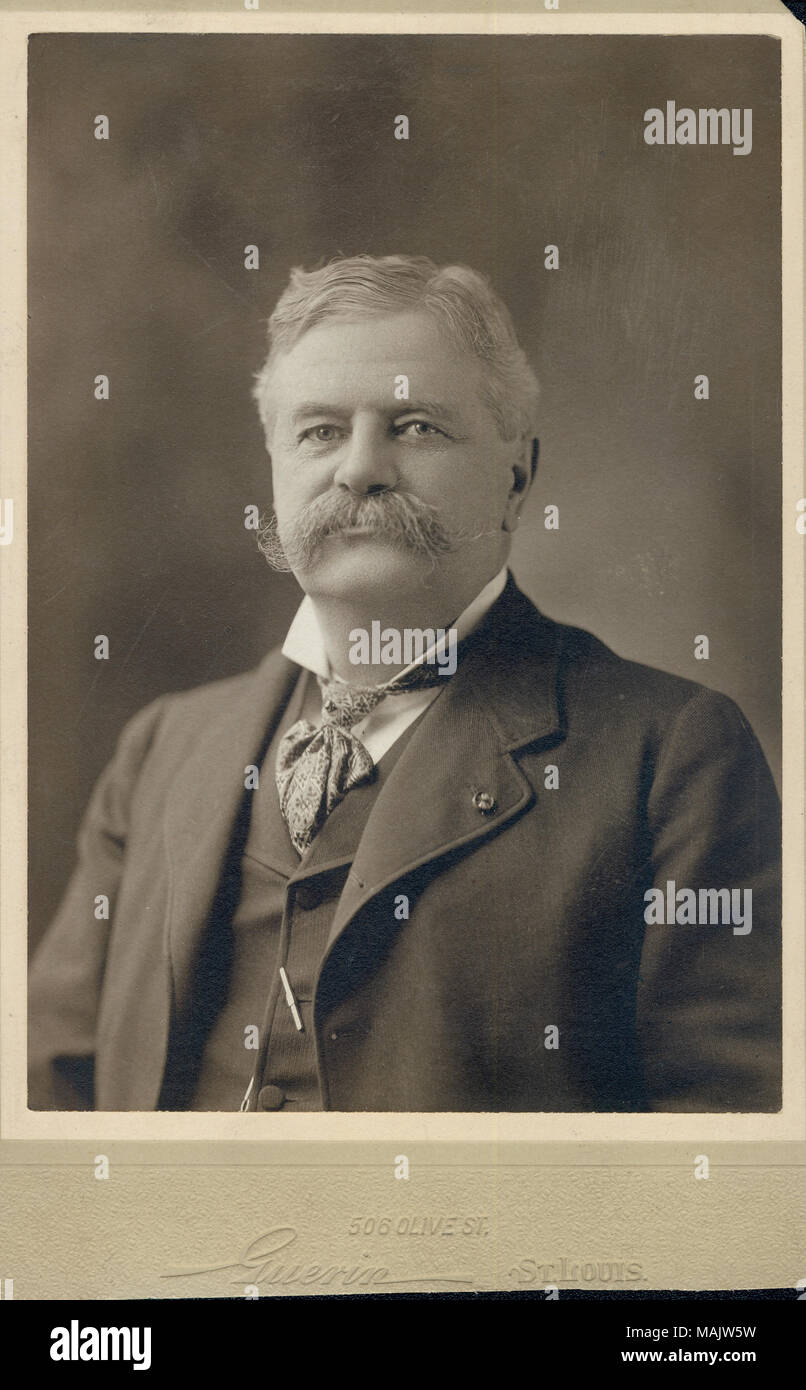 Bust portrait of William W. Bailey wearing a suit, vest, and tie, and ...