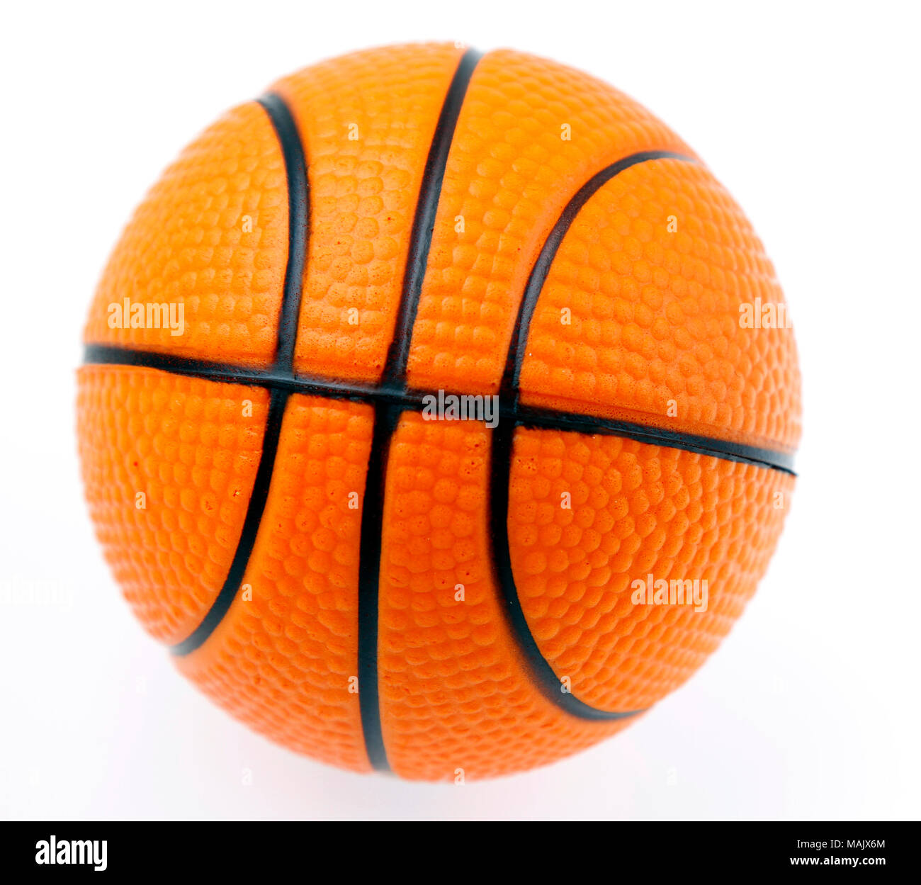 One basketball on plain background Stock Photo - Alamy