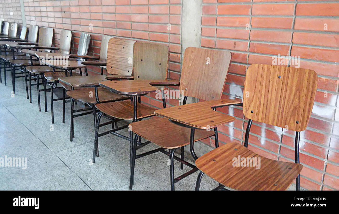 Empty Classroom. University Education. College Education. No students ...