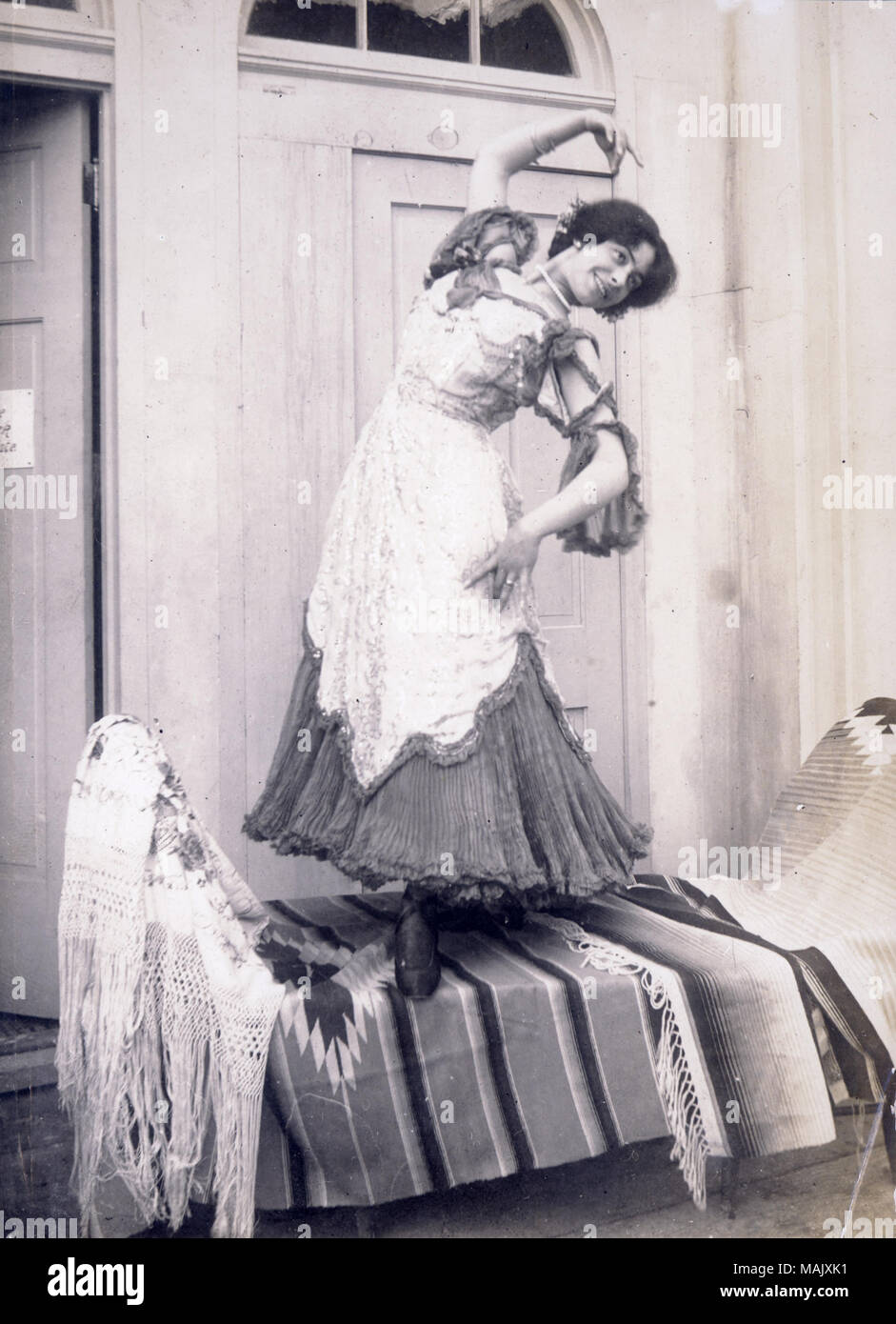 Title: 'Spanish dancer . Sevilla - Pike.' Streets of Seville attraction ...