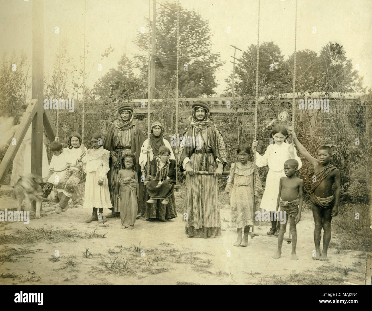 Title: 'Children of All Nations in Model Playground.' Department of ...