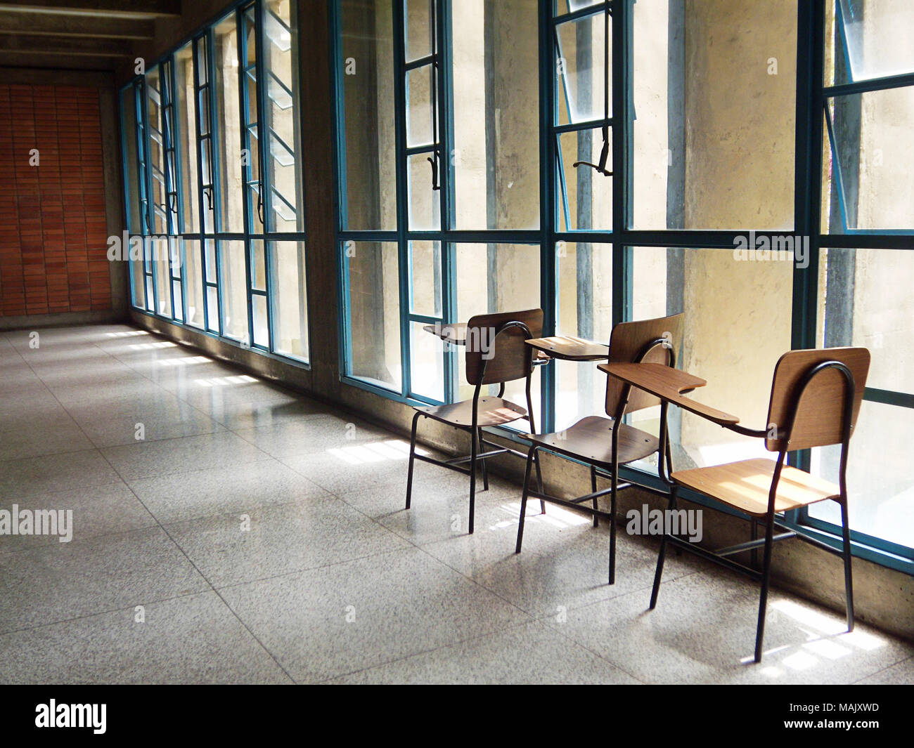Empty Classroom. University Education. College Education. No students ...