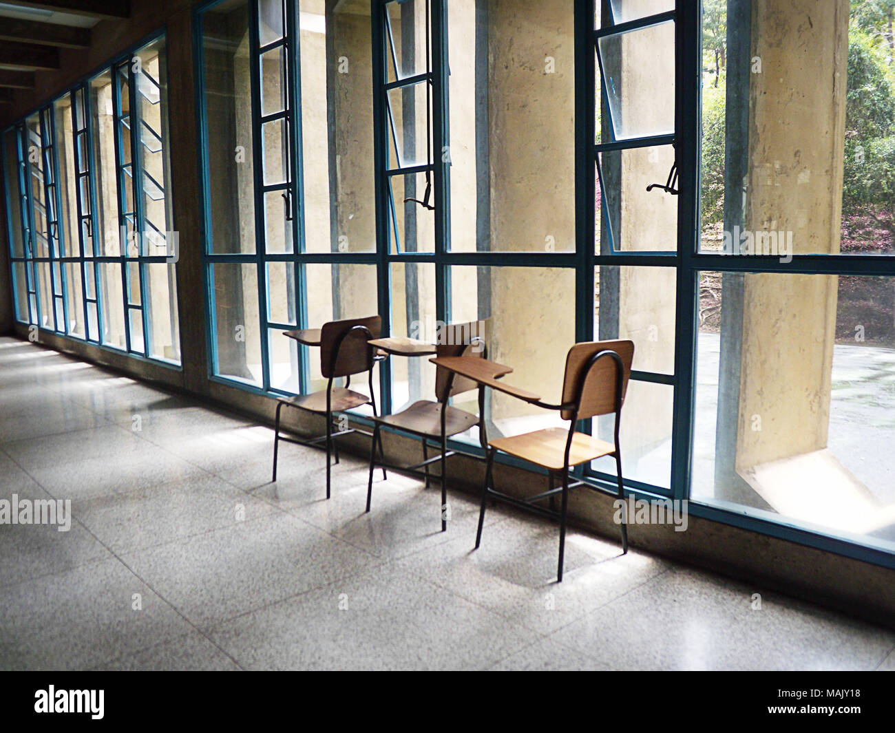 Empty Classroom. University Education. College Education. No students ...