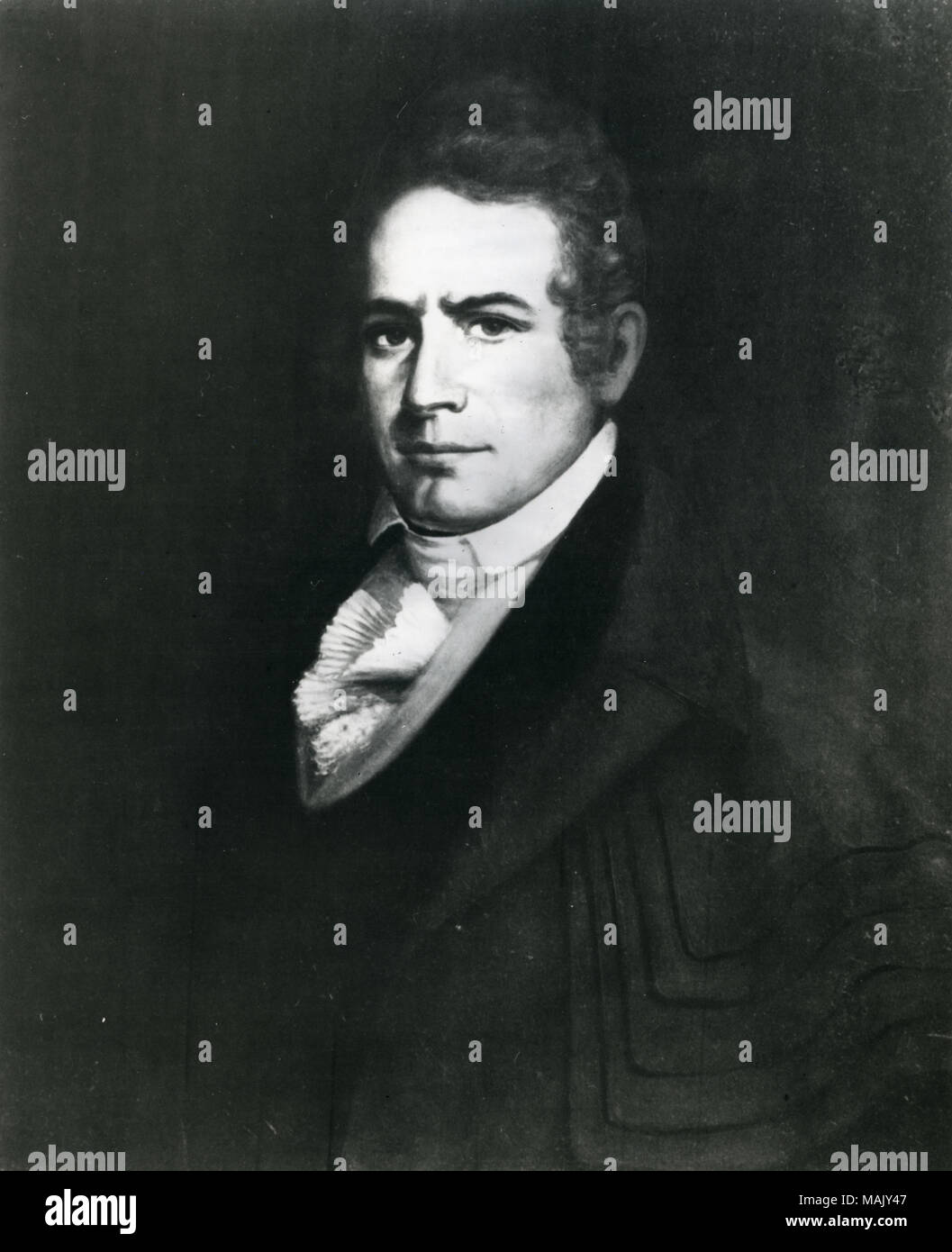 Oil portrait of Benjamin O'Fallon by artist Astley D. M. Cooper after a ...